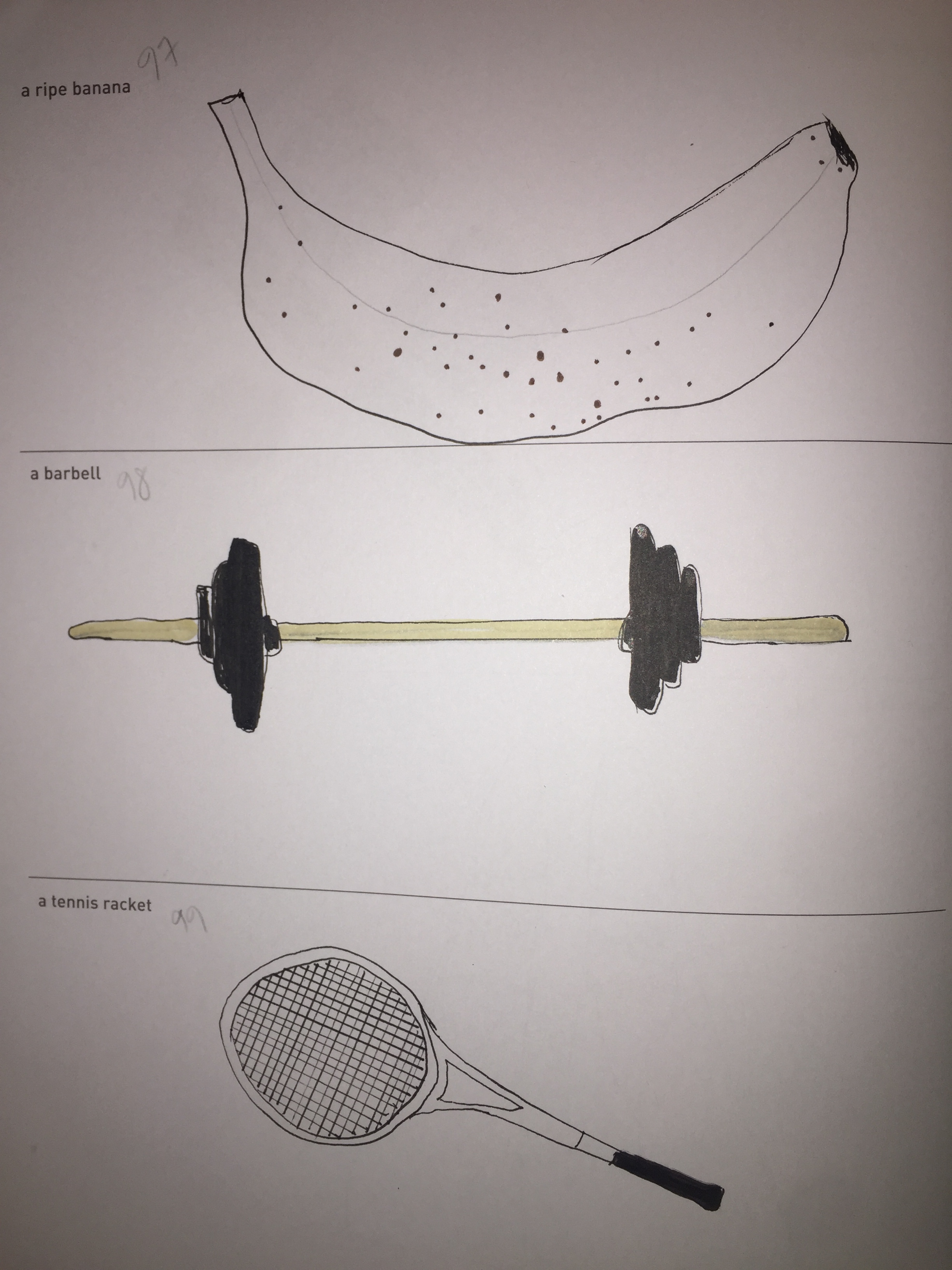 97, 98, and 99 of 462 Things to Draw – Kismet